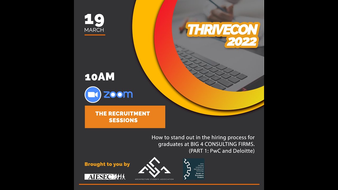 Thrive Con 2022: The Recruitment Sessions Part 1 (PwC and Deloitte ...