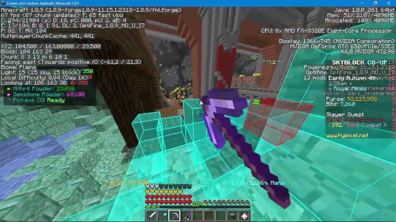 COMMISION MACRO WITHOUT PIGEON - HYPIXEL SKYBLOCK HACKS - YouTube