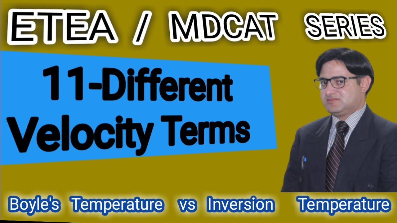 Root mean Square velocity || Average Velocity || Most probable velocity ...
