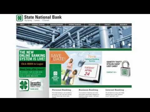 State National Bank - Online Banking Conversion - YouTube