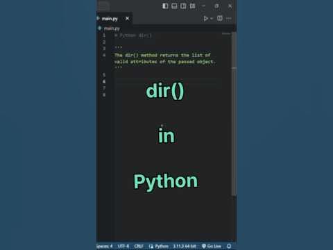 Boost Your Coding Skills with dir() in Python: Unveiling the Ultimate All-in-One Method! - YouTube