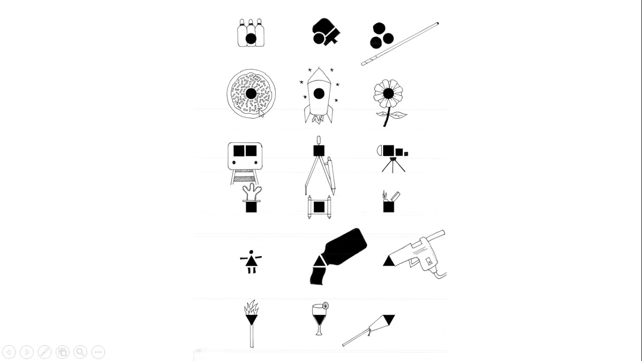 VISUAL LITERACY - circle square triangle problem - YouTube