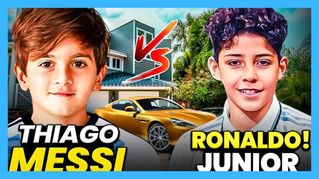 Cristiano Ronaldo Jr. vs Thiago Messi🏆⚽ #cristianoronaldojr # ...