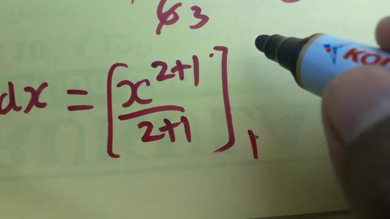 Integration formula in application of physics - YouTube