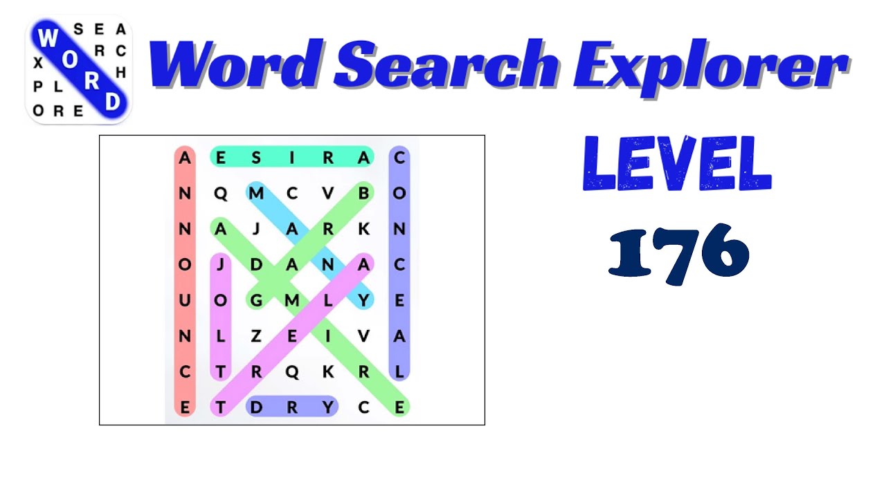 Word Search Explorer Level 176 Answer 🔍 | Step-by-Step Guide | Go ...