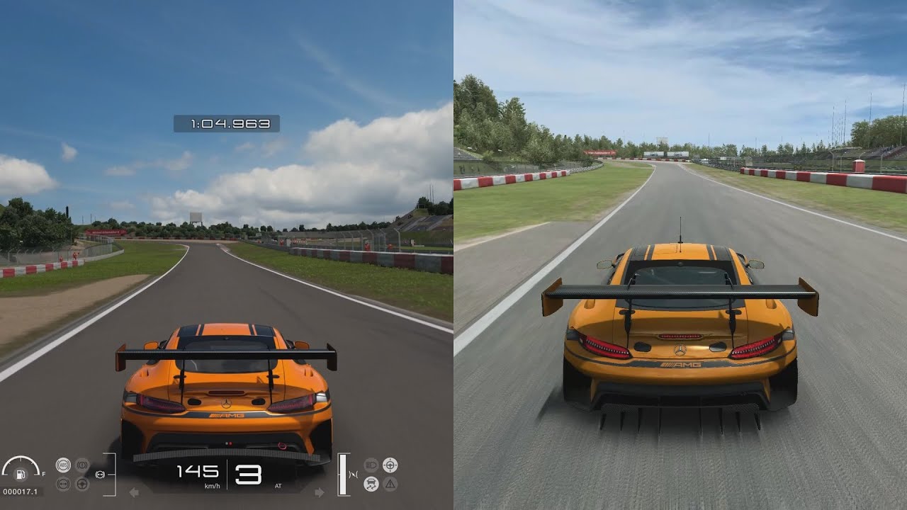Gran Turismo 7 vs RaceRoom - Mercedes-AMG GT3 2020 on Nürburgring GP ...