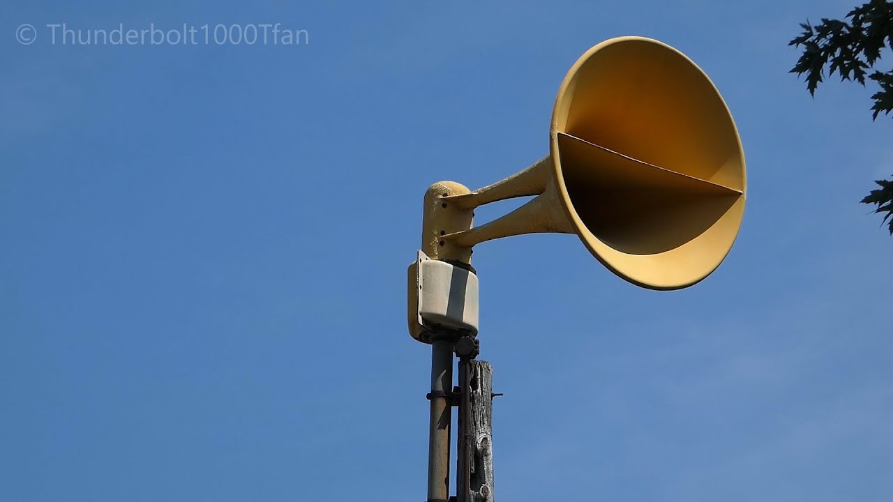 ACA Hurricane 130 MKII Siren Test | 1 Minute Alert & Attack | Milwaukee ...