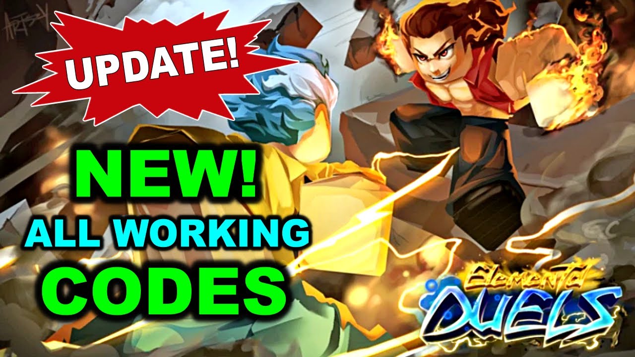 *NEW* All Working ELEMENTAL DUELS Codes Today! Roblox Elemental Duels ...