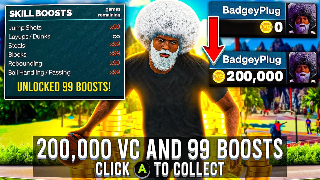 200K VC FOR FREE + 99 SKILL BOOSTS TUTORIAL! NBA 2K23 Halloween Event ...