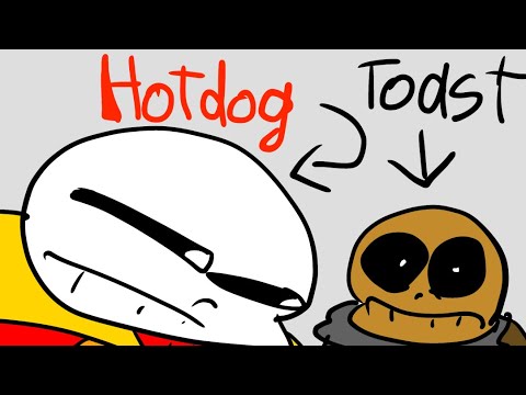 G-a-m-e-r hotdog sans meet toast sans - YouTube