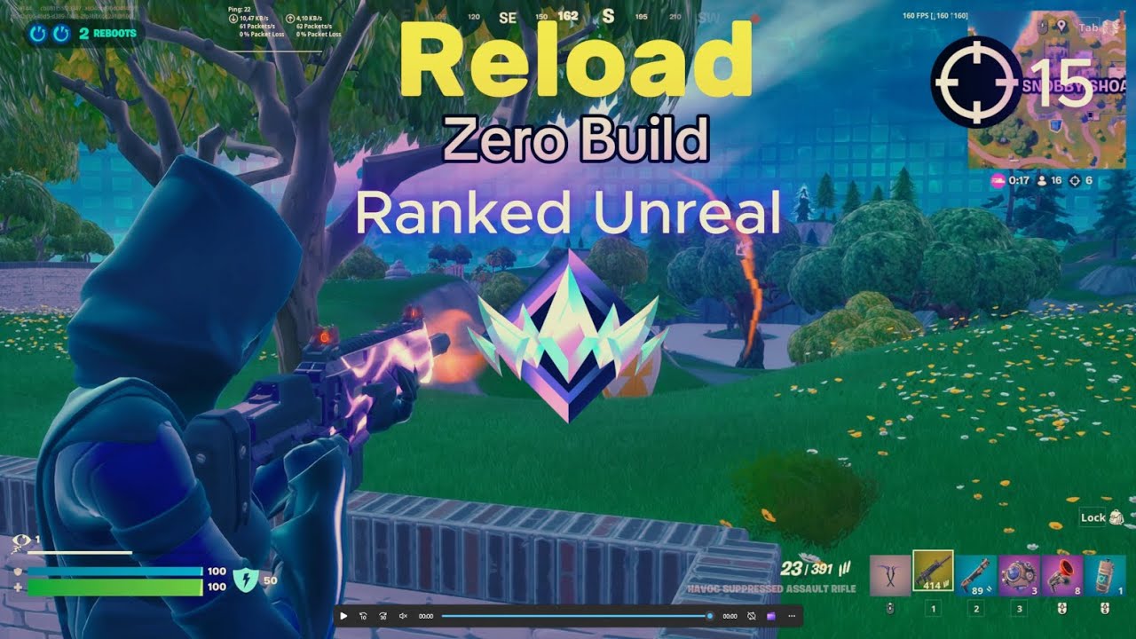 Ranked Unreal Fortnite Reload Zero Build - YouTube