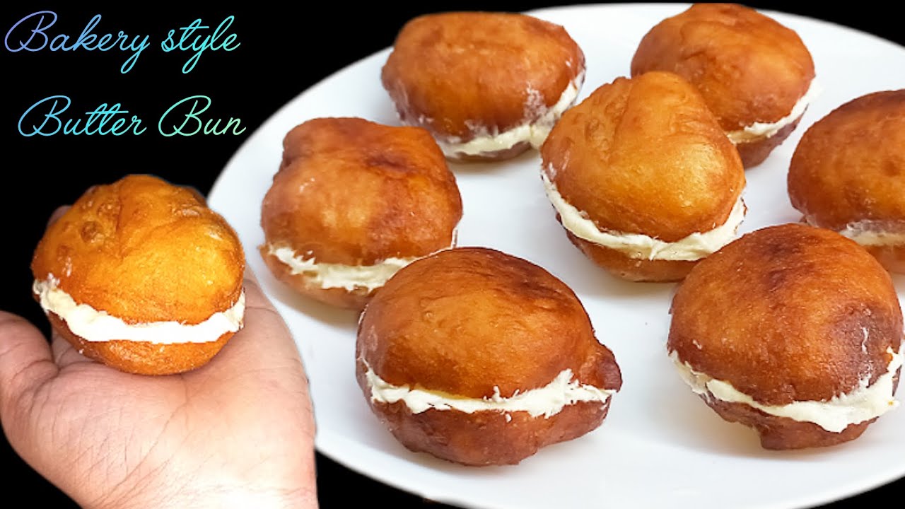 Bakery style Butter Bun recipe in tamil | Butter Bun withoutoven | Bun ...