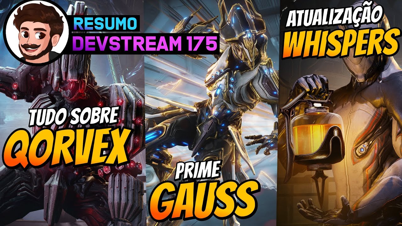 TUDO DO NOVO WARFRAME QORVEX, GAUSS PRIME, CROSS SAVE, ARCANOS E MUITO MAIS! | Resumo Devstream ...