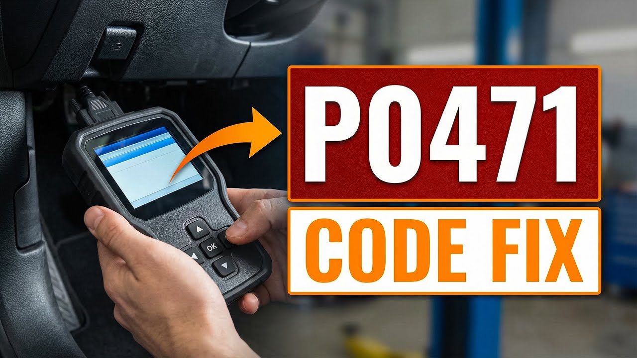 How To Fix P0471 Code - Exhaust Pressure Sensor Range Performance - YouTube