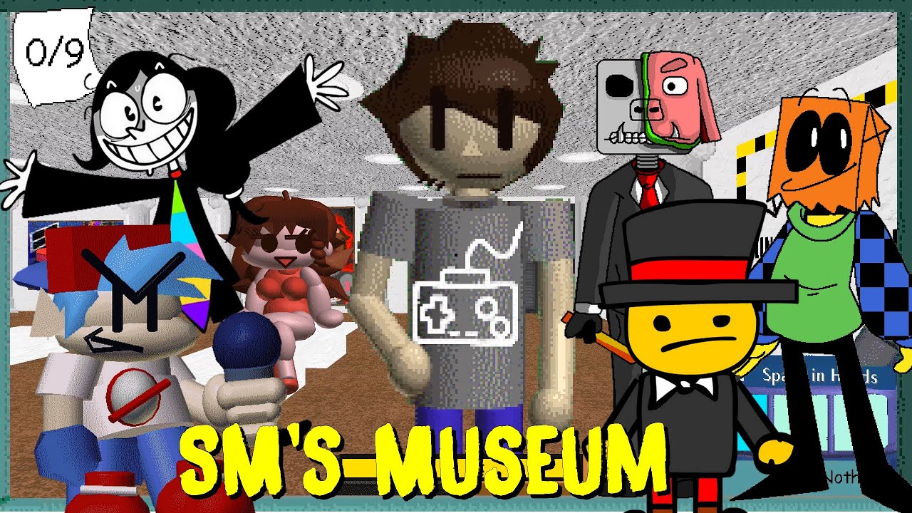 SM's Museum (old version) - Baldi's Basics Mod - YouTube