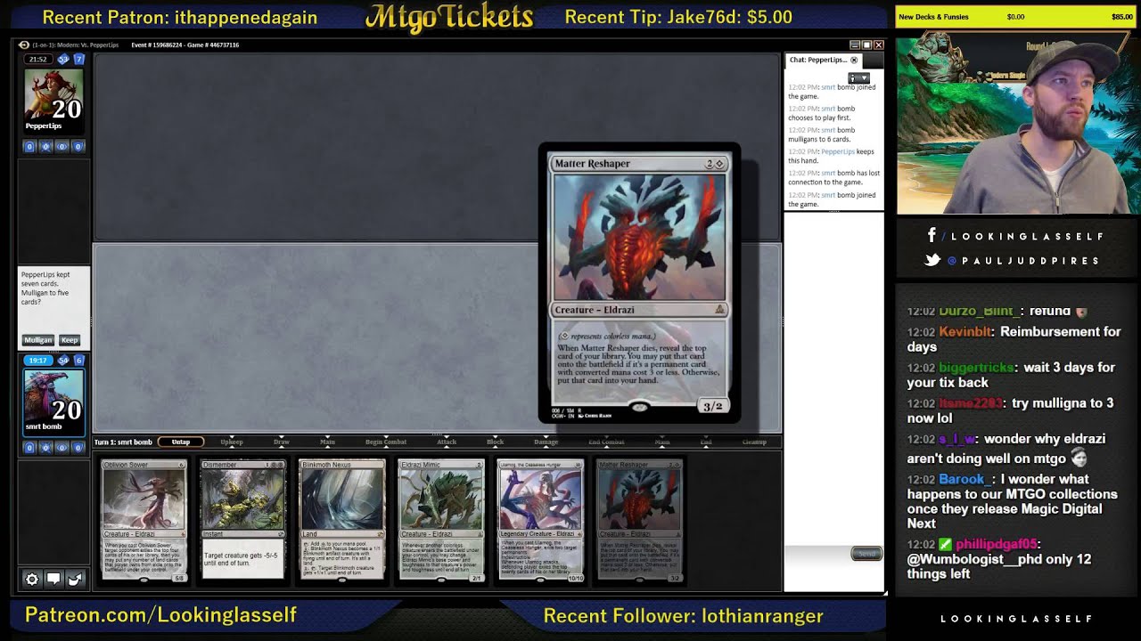 MTGO Bug for Matter Reshaper - YouTube