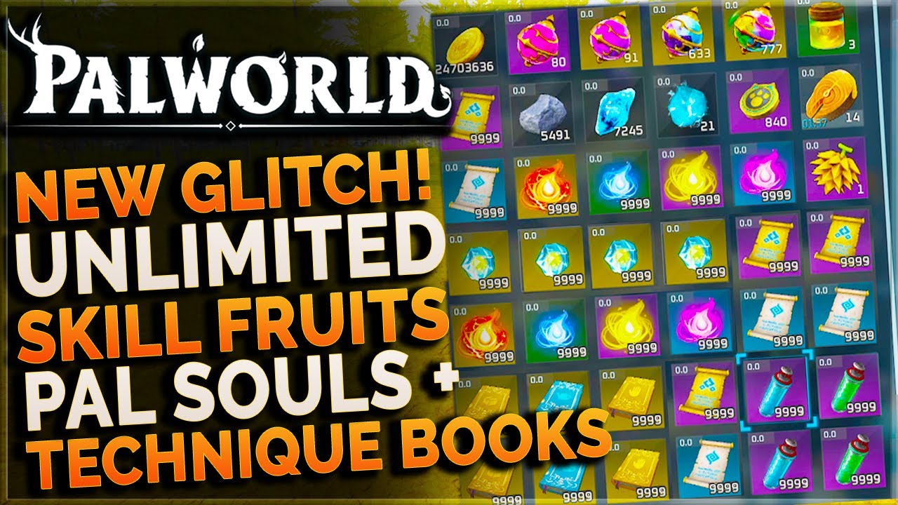 PALWORLD NEW DUPE GLITCH - Unlimited IV FRUIT, PAL SOULS, XP & APPLIED ...