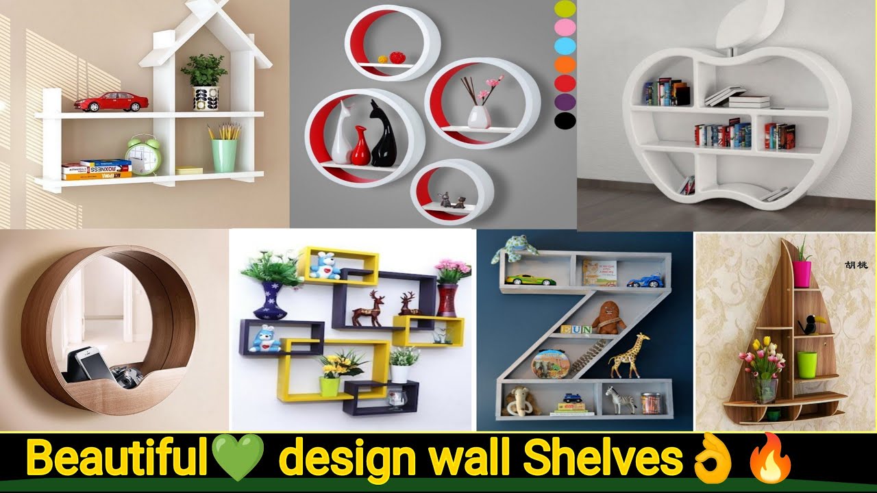 100+🔥🌙Modern Wall Shelves Design ideas | Wall Shelf Decorating ideas ...