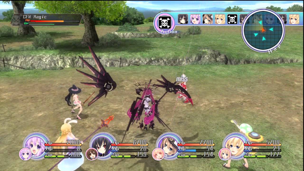 「Hyperdimension Neptunia mk2」 C07-07-B "Finale ~ CFW Magic" - YouTube