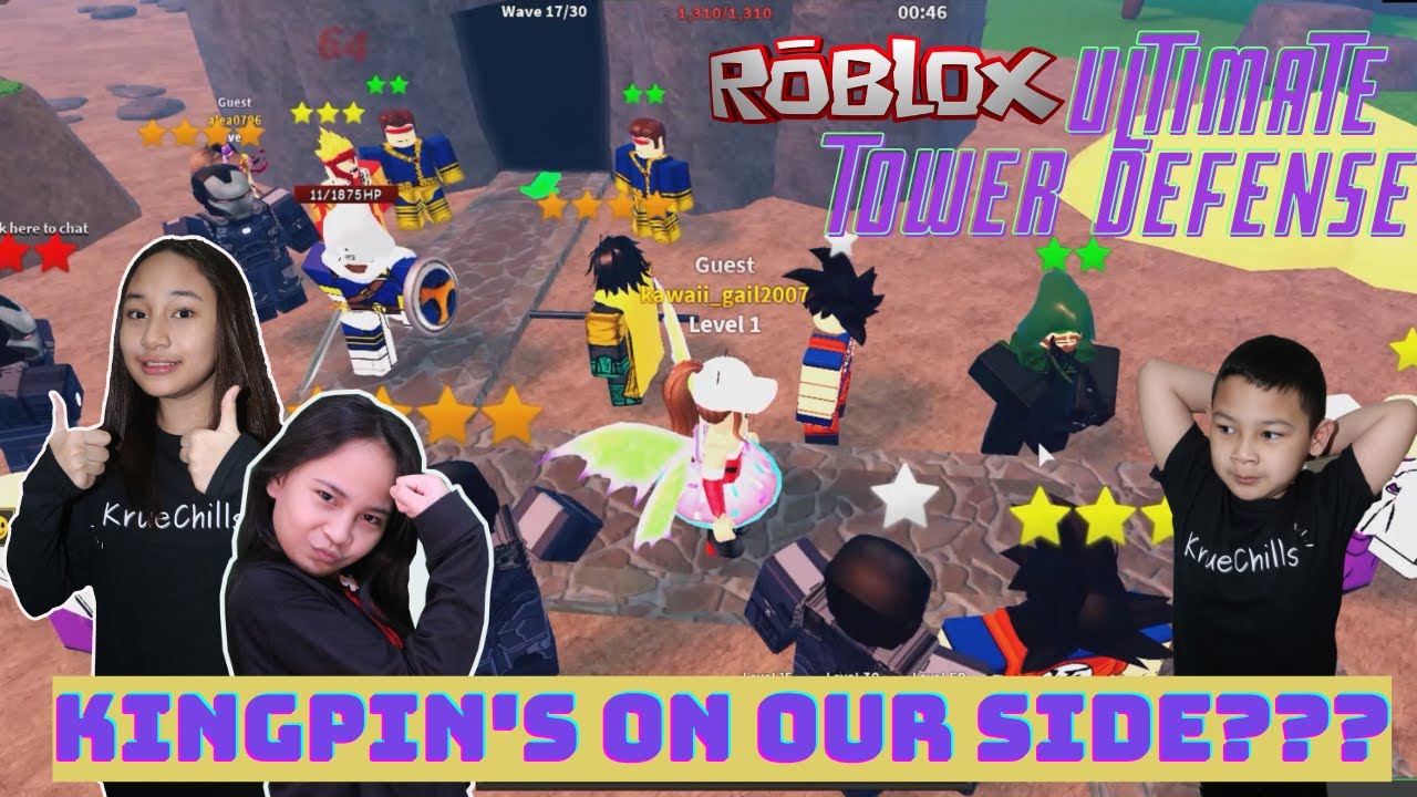 KINGPIN's on our side??? | Roblox Ultimate Tower Defense | KrueChills ...