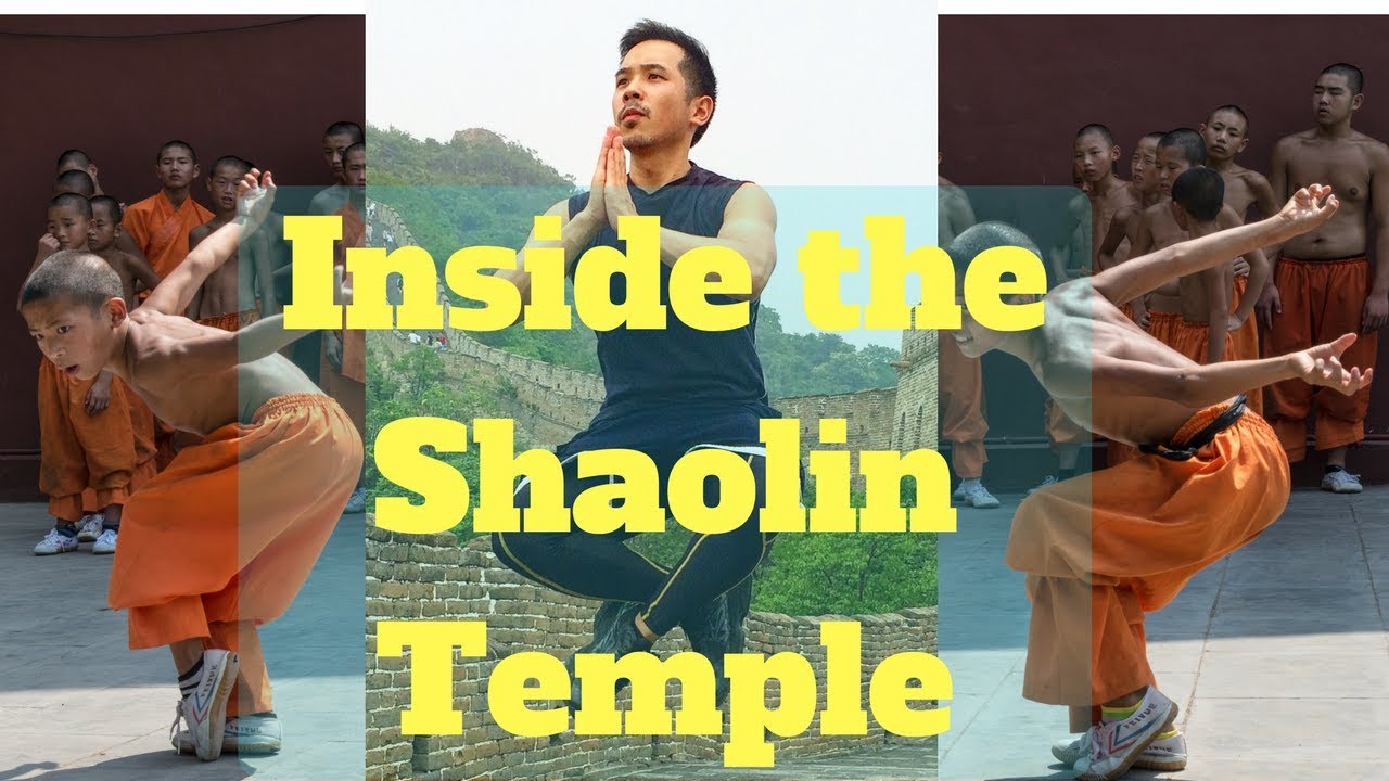 Inside the SHAOLIN Temple - Kungfu, monks breaking iron bars on their ...