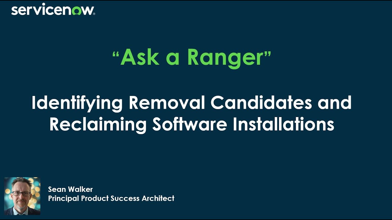 Identifying Removal Candidates and Reclaiming Software Installations ...