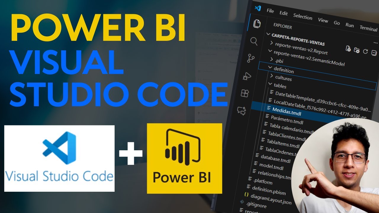 Power BI + Visual Studio Code: Accede a tablas y medidas - YouTube