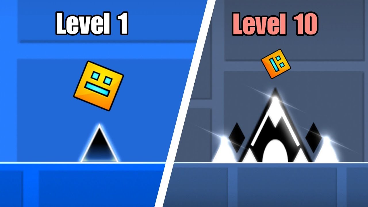 10 levels of IMPOSSIBLE Jumps | Geometry Dash - YouTube