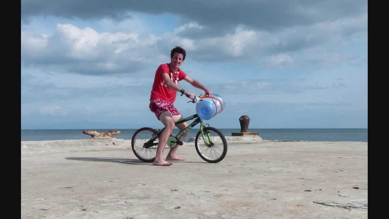 BMX bike pier jumping, Poro, Camotes Islands, Philippines - YouTube
