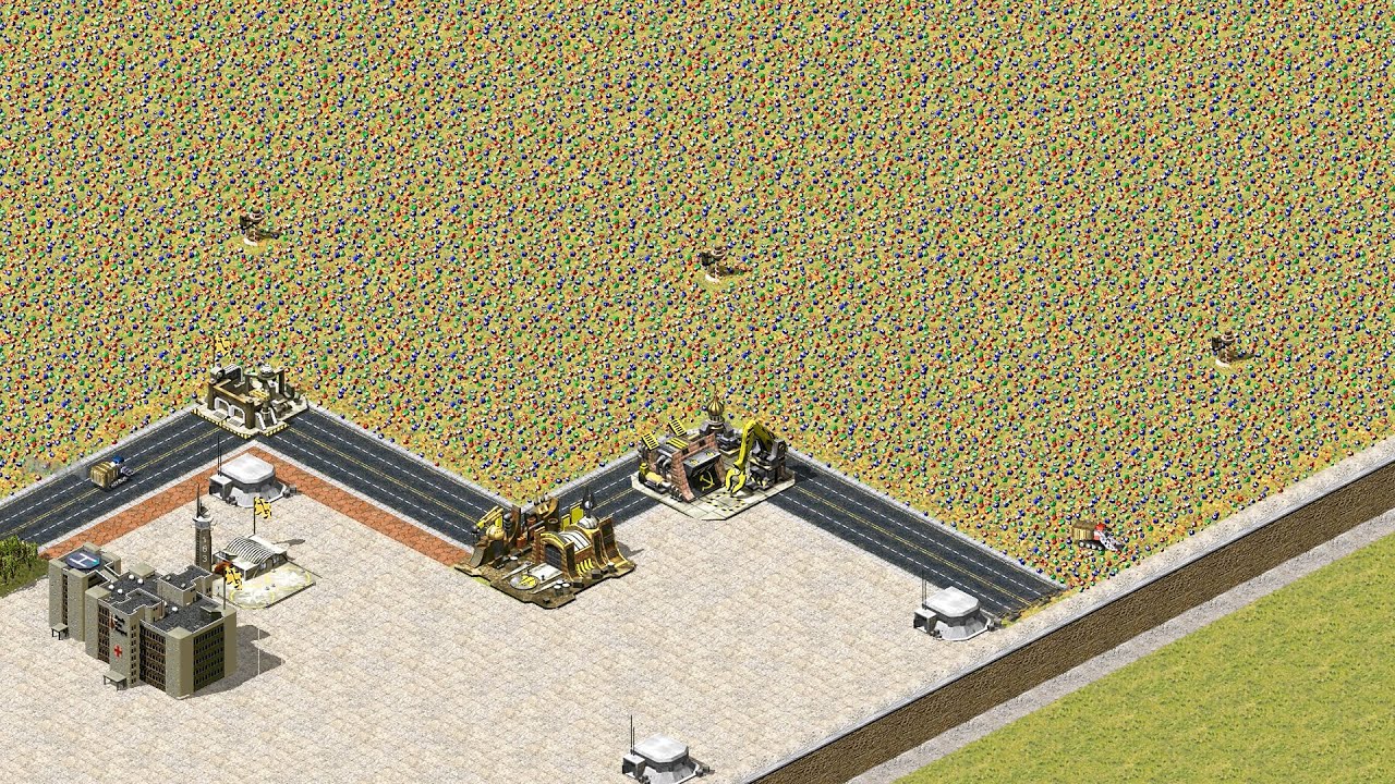 Yuri's Revenge Red Alert 2 New Map With 2 MCV Building Super Extra Hard ...