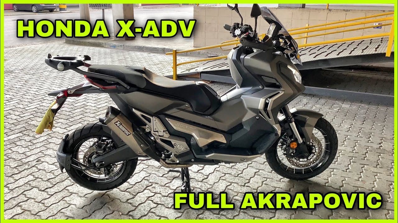 APRESENTANDO A HONDA X-ADV 750 FULL AKRAPOVIC #HONDA #XADV #AKRAPOVIC ...