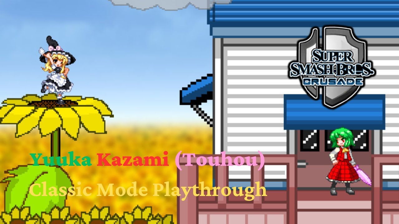 Super Smash Bros. Crusade 9.5 Demo - Yuuka Kazami (Touhou) Classic Mode ...