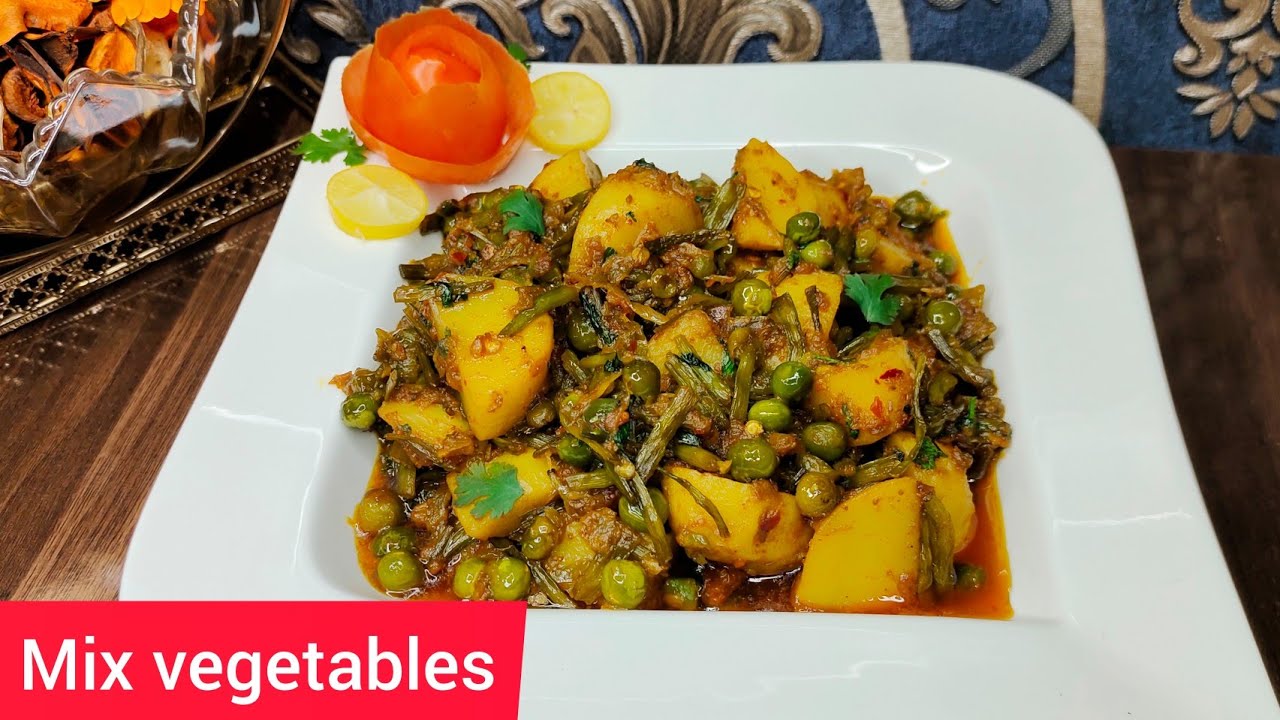 Mix Vegetables Recipe | Aloo moongre recipe |Vegetables Recipe . - YouTube