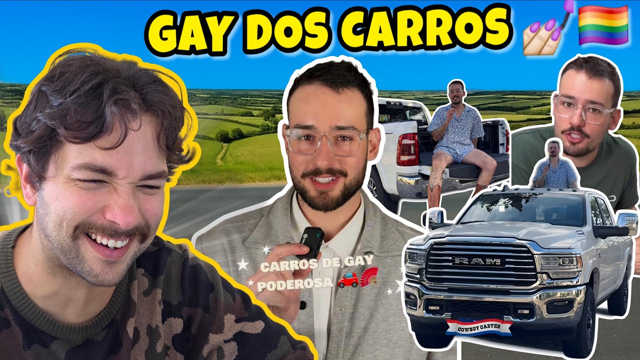 O GAY DOS CARROS 💅🏻🌈 — React Eduardo Emanuel - YouTube