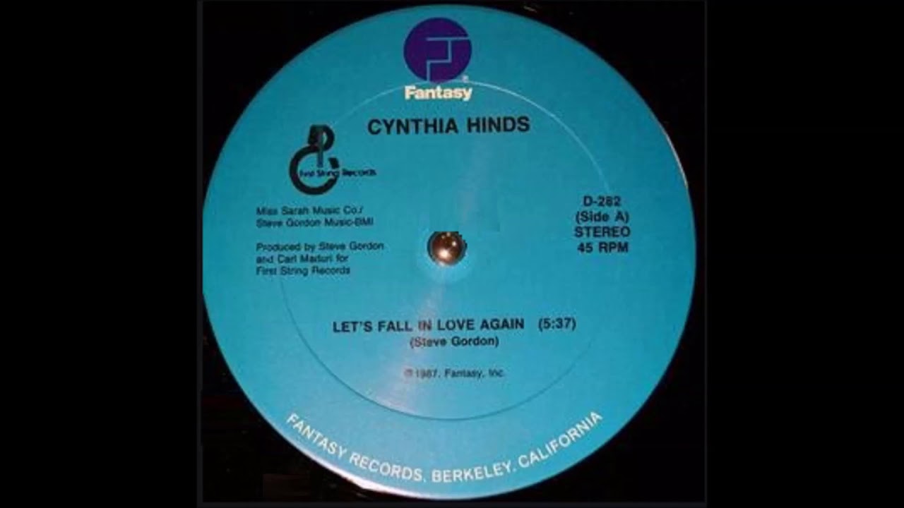 CYNTHIA HINDS - LET'S FALL IN LOVE AGAIN - YouTube