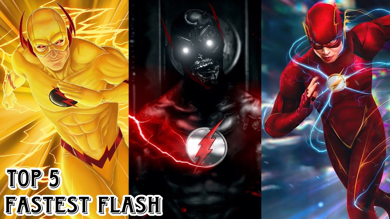 Top 5 Fastest Flash Version || In MCU & DC Universe || In Hindi || MCU ...