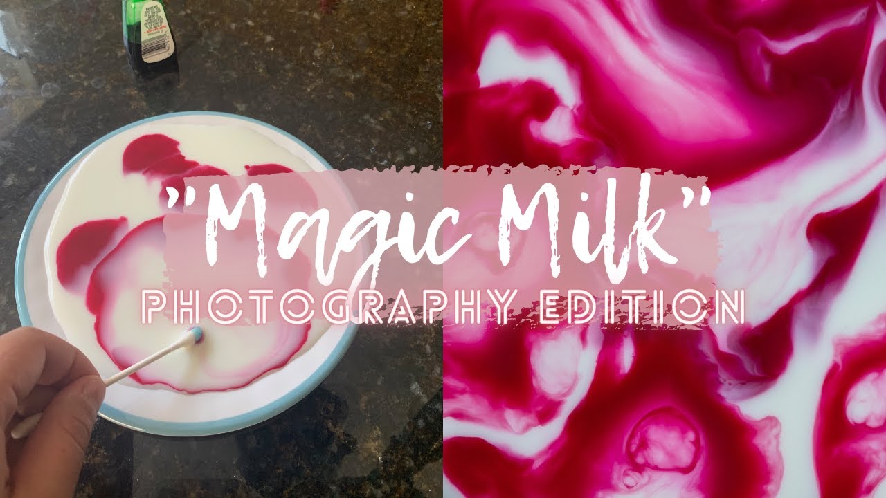 "Magic Milk" Photography Experiment | Abstract Photography | Create ...