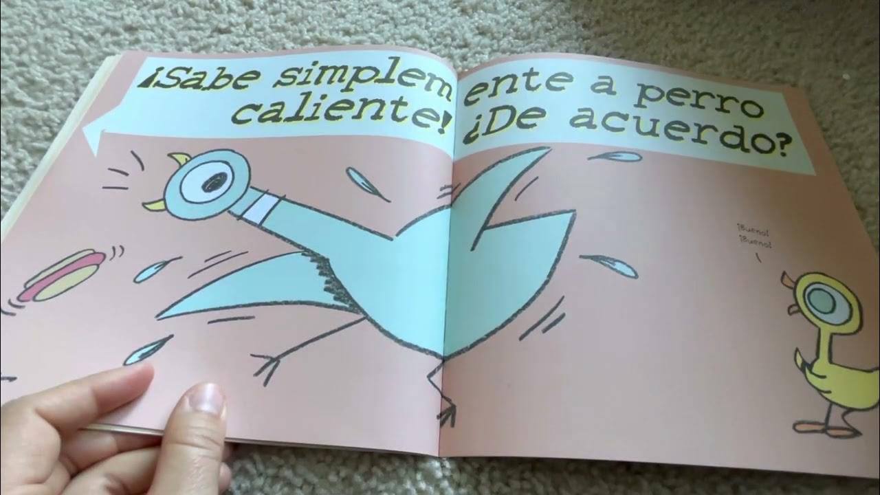 La paloma 🕊 encuentra un perro caliente 🌭 por Mo Willems - YouTube
