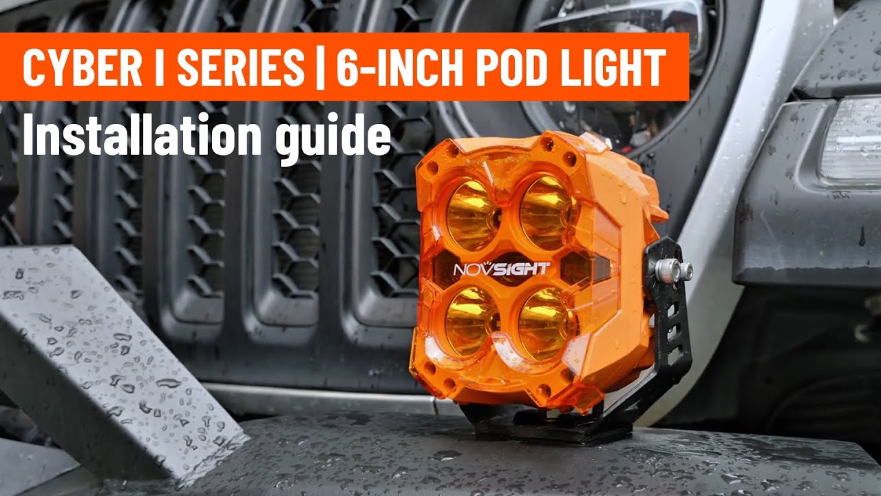 Novsight Cyber series: 6-Inch Off-Road Spotlight Installation Guide ...