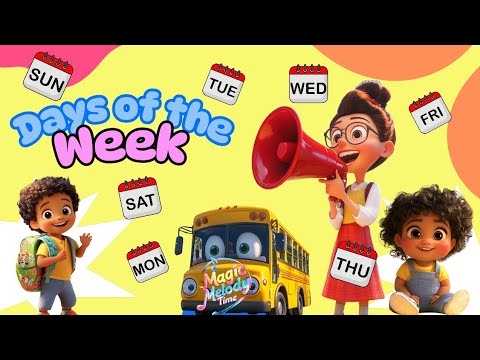 Learn the "Days of the Week!" Fun & Catchy Kids Song | Educational ...