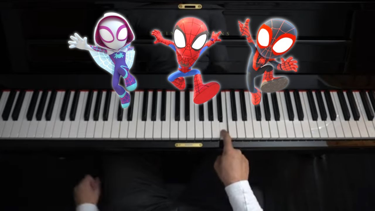 Spidey and His Amazing Friends - Piano Tutorial - YouTube