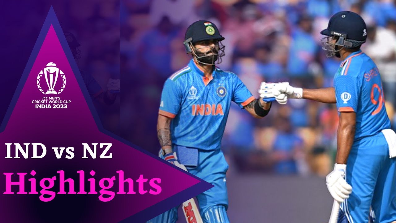 🔴IND vs NZ Semi-Final Highlights | India vs New Zealand World Cup 2023 ...