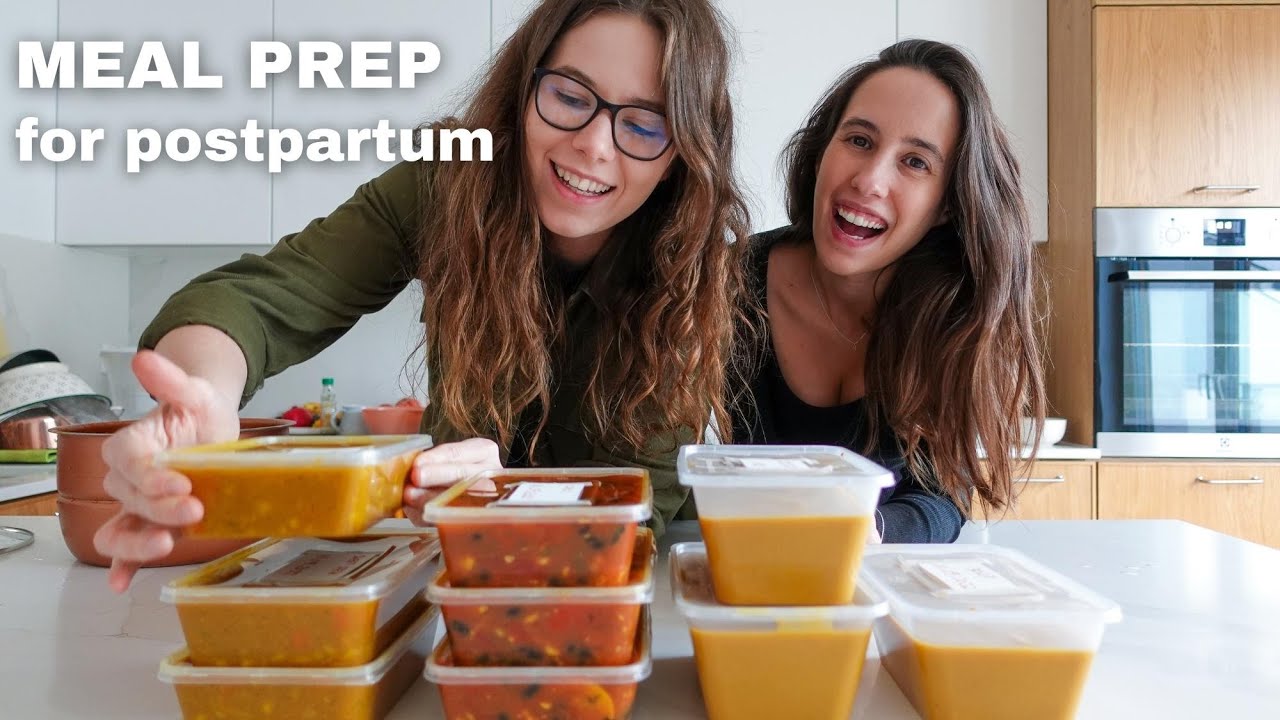 Meal Prep for Postpartum Time! | Pregnancy Vlog | Lesbian Couple - YouTube