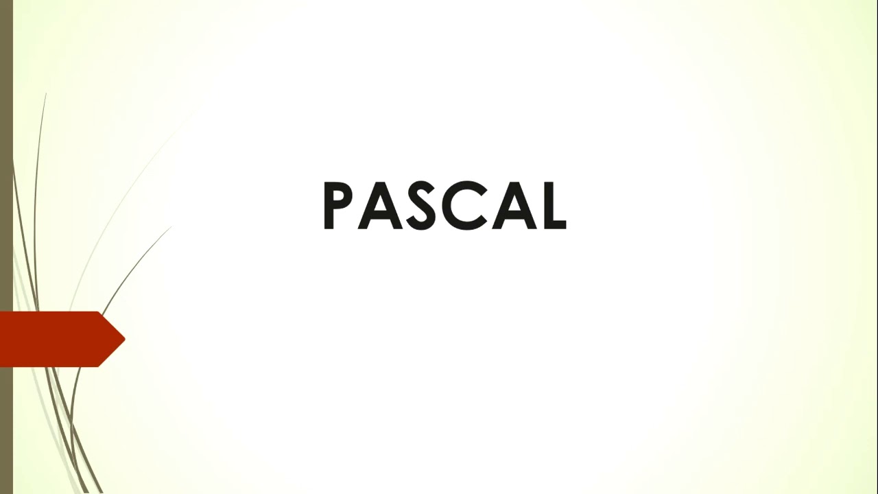 Pascal programming language basic information| silent ragu | silent ...