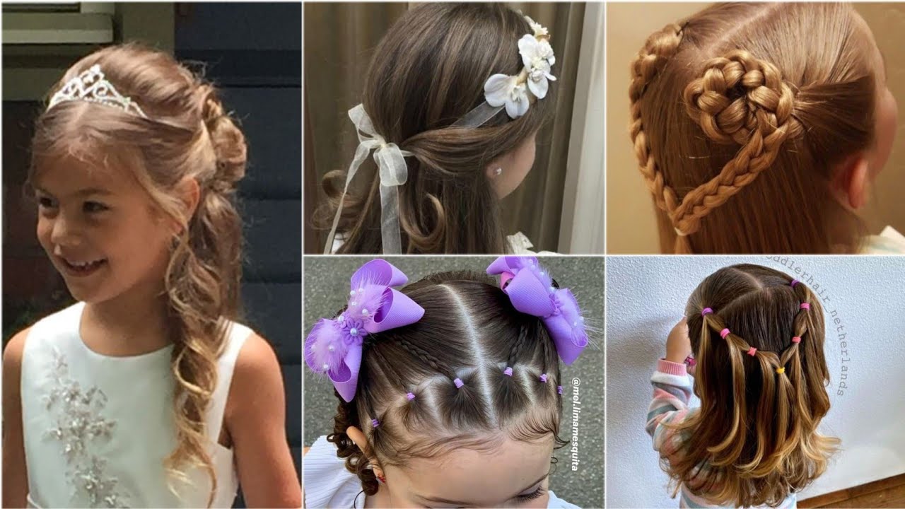 girls hairstyle/ kids hairstyling/ little girls hairstyle/ baby girls ...