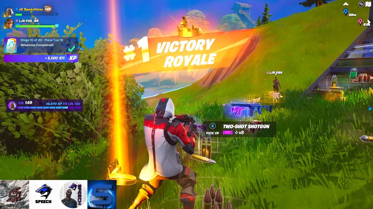 Getting A Victory Royale With The Double Helix Skin (Fortnite Battle ...
