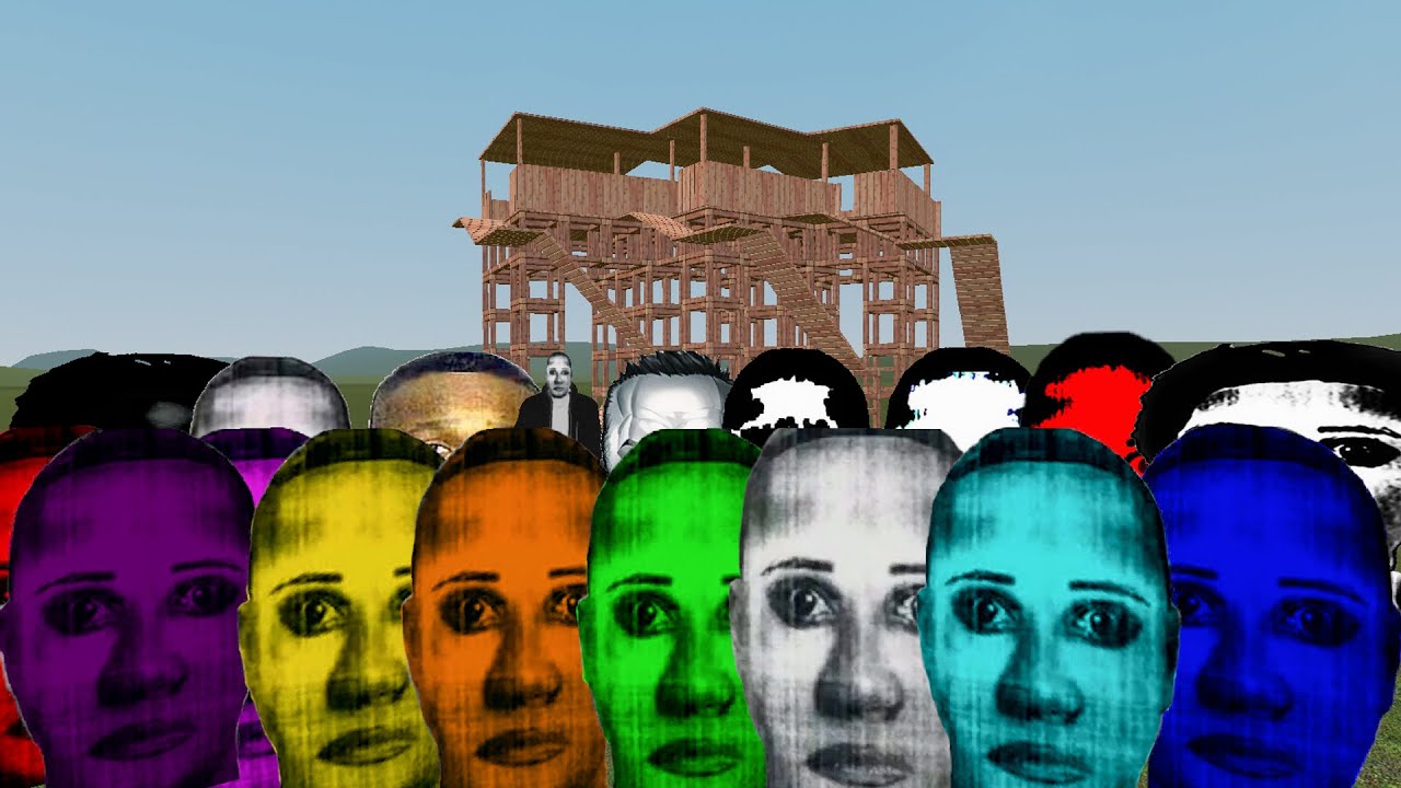 Selene Delgado Family Vs Towers In Garry's Mod(Part12) - YouTube