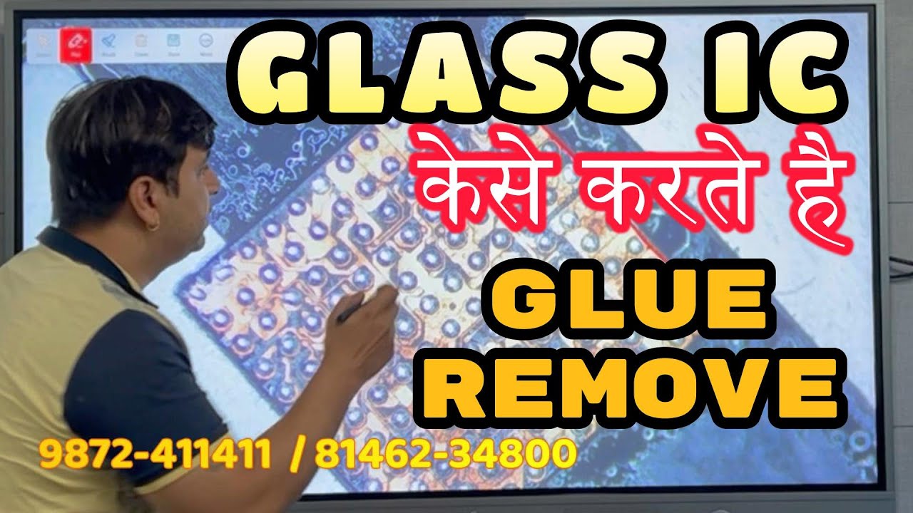 How to remove GLUE from IC | REMOVE केसे करते है - YouTube