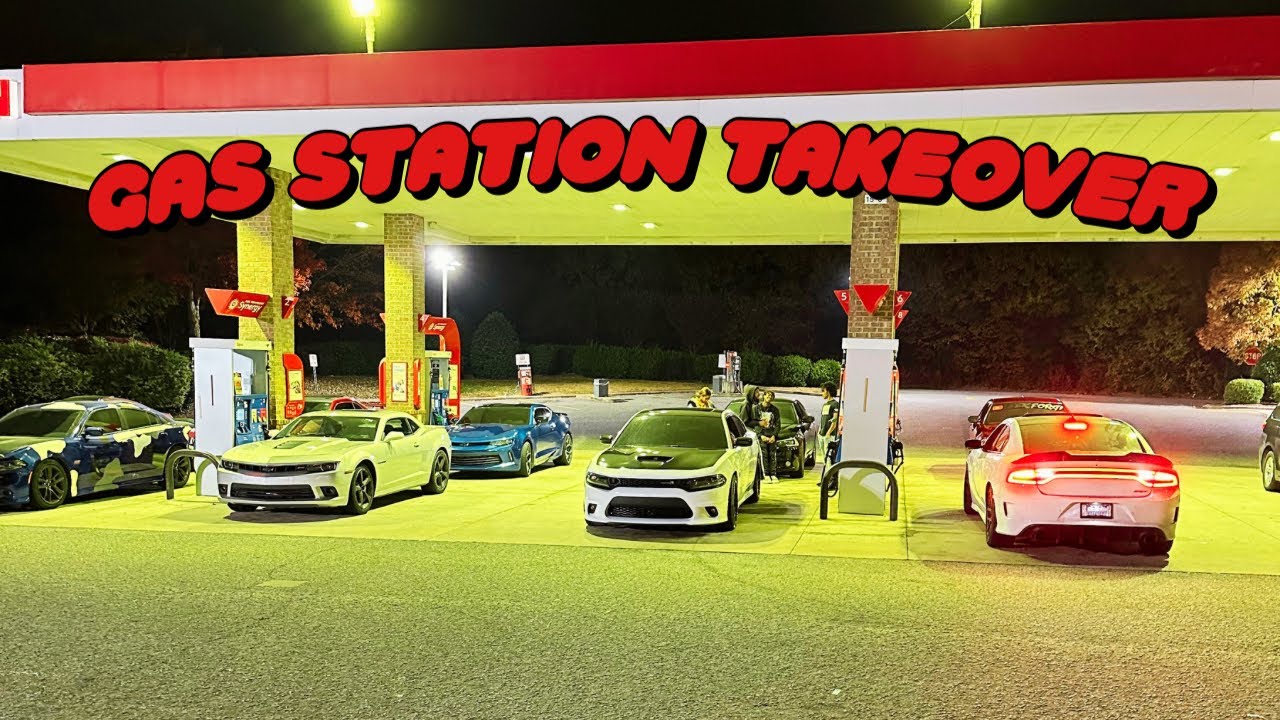 LATE NIGHT CITY DRIVE SRT 2ND GEN DODGE CHARGER *gas station takeover*😳 ...
