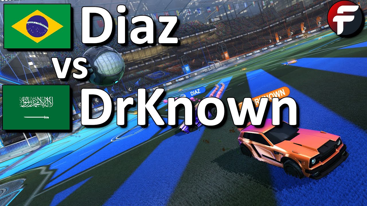 Diaz vs DrKnown | Cross-Region Rocket League 1v1 Showmatch - YouTube